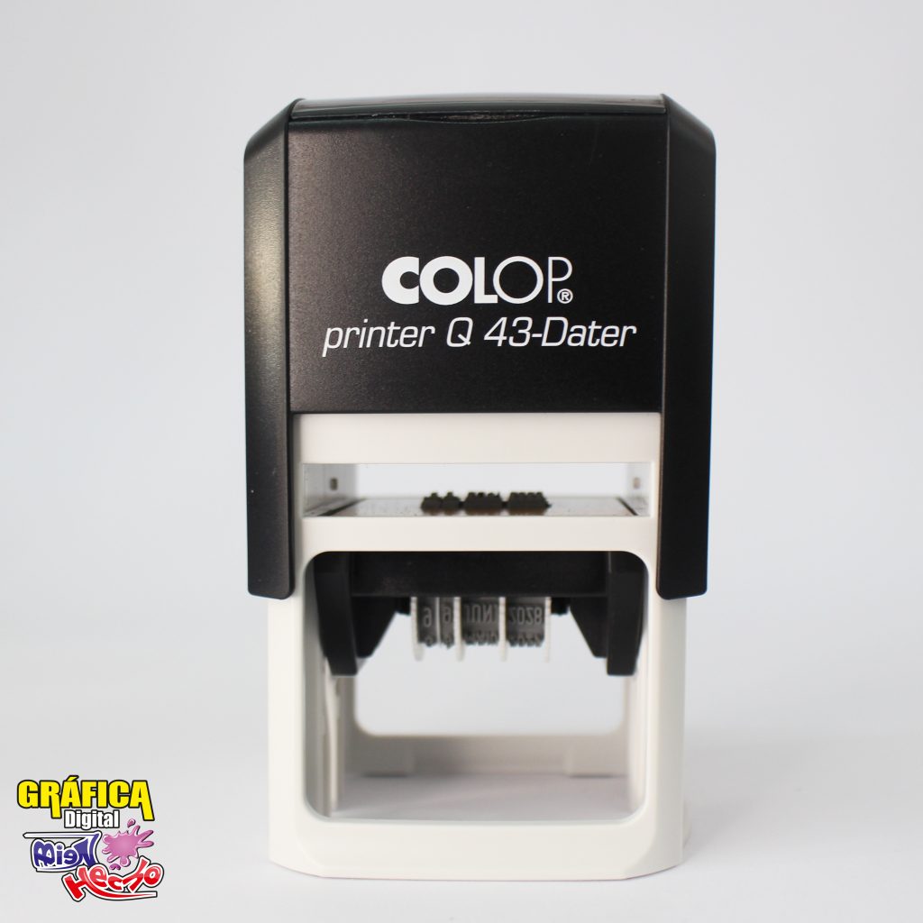 Sellos Printer Q43-Dater, 43x43mm | Gráfica Bien Hecho