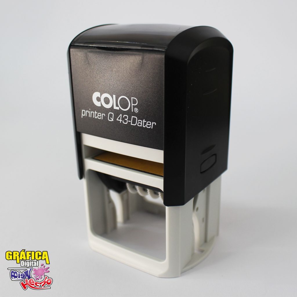 Sellos Printer Q43-Dater, 43x43mm | Gráfica Bien Hecho