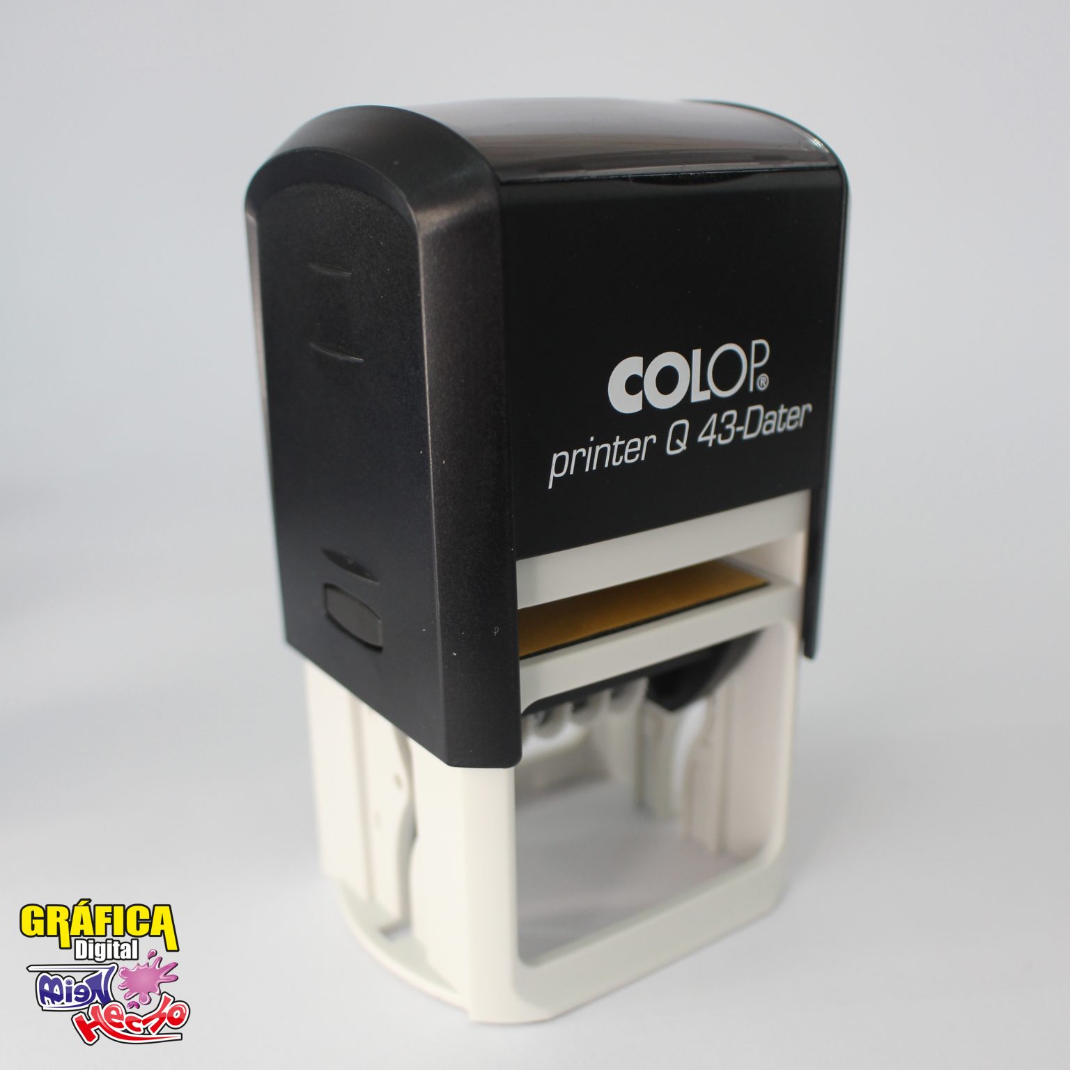 Sellos Printer Q43-Dater, 43x43mm | Gráfica Bien Hecho