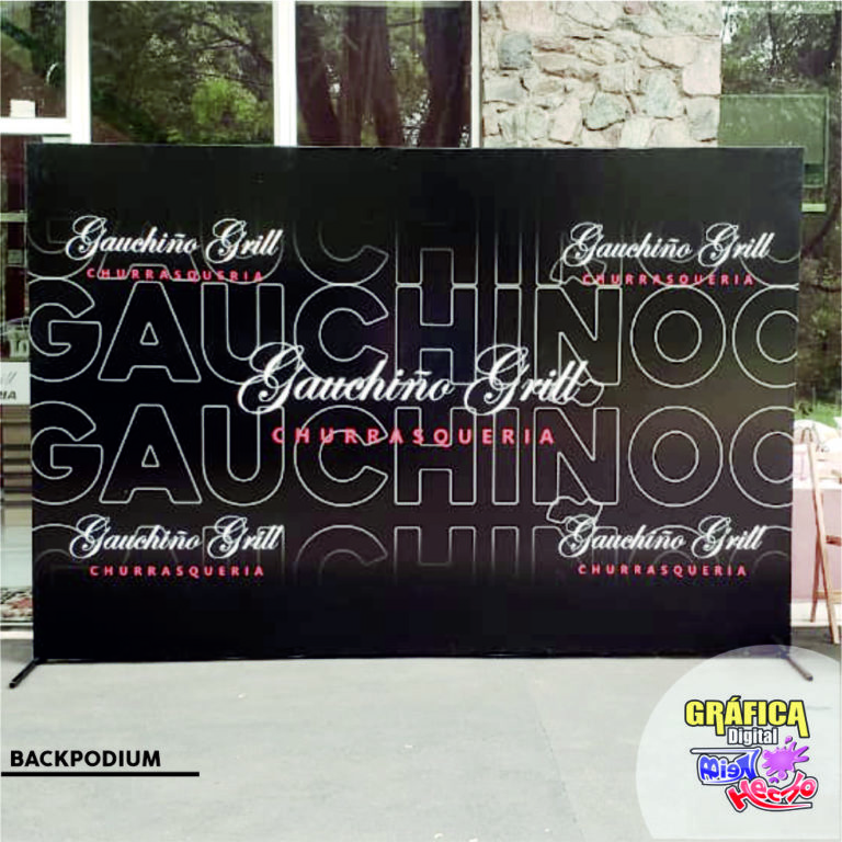 Backpodium- 3x2m | Gráfica Bien Hecho