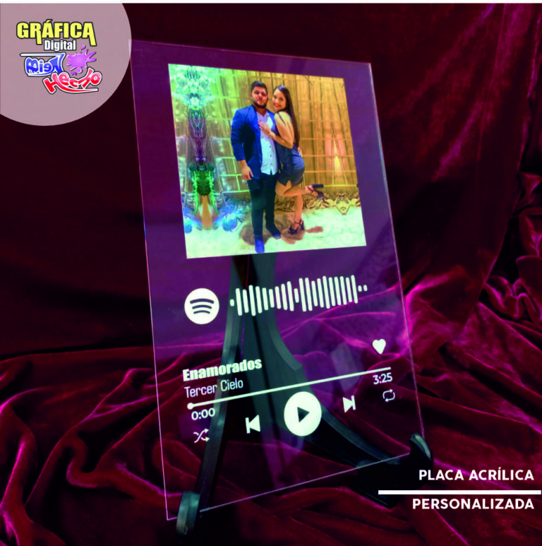Placa Spotify | Gráfica Bien Hecho